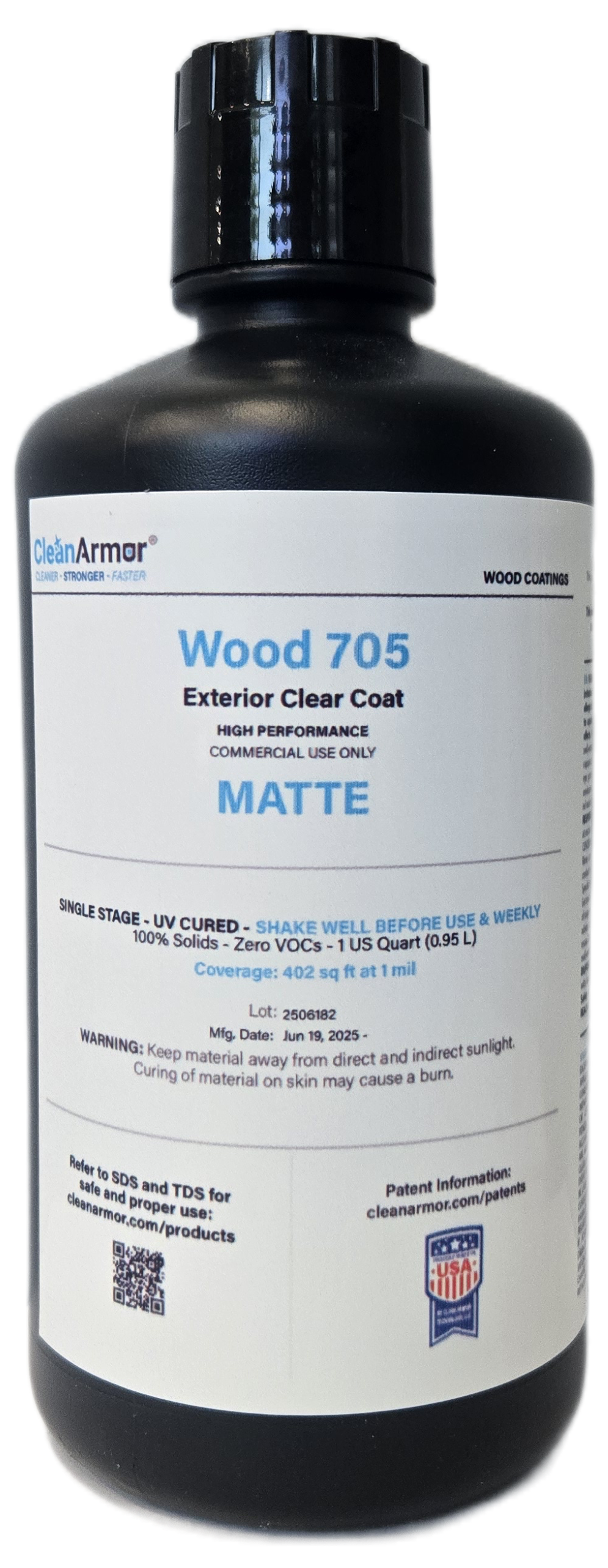 Clean Armor 705 Exterior Clear Coat | Matt – Brisbane Social Woodworking
