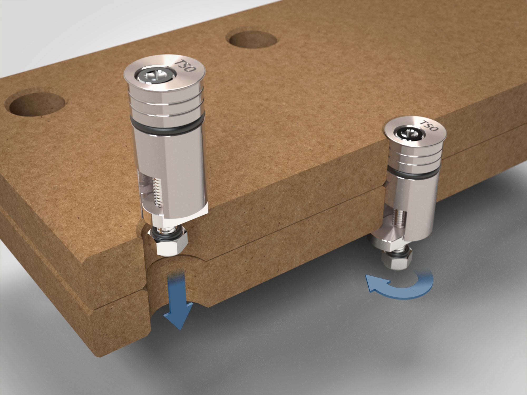 TSO Products Power-Loc Bench Connector Dog - 27 to 44mm Material ...